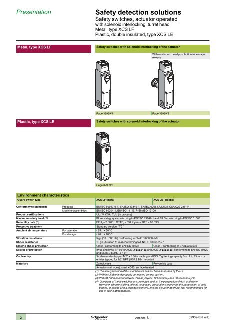 Safety detection solutions - Schneider Electric