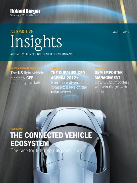the cOnnected vehicle ecOsystem - Automotive Cluster Vienna Region