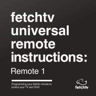 Total Control TV URC-2910 universal remote manual