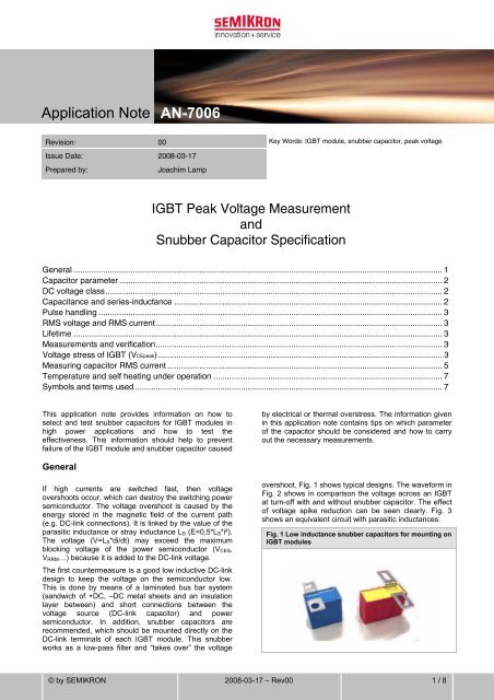 Application Note AN-7006 - Semikron