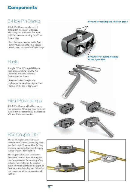 Components 5-Hole Pin Cla