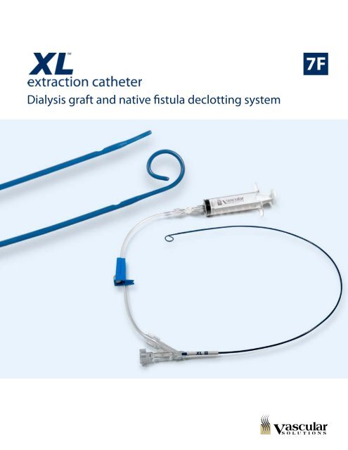 Dialysis graft and native fistula declotting system - Vascular ...