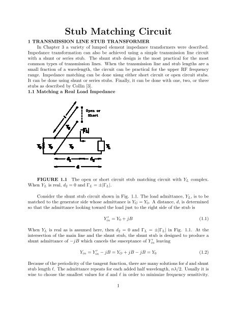 Stub Matching Circuit