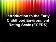 Early Childhood Environment Rating Scale (ECERS-R): Revised Edition