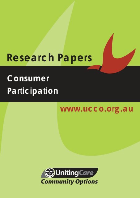 Consumer Participation (PDF) - UnitingCare Community Options