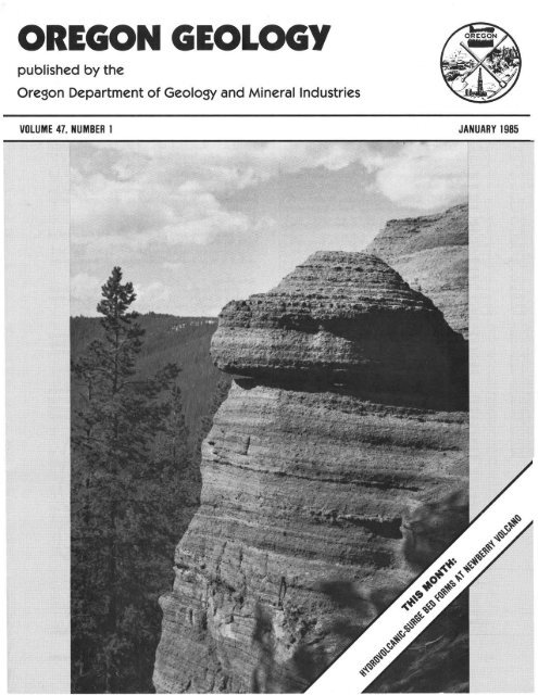 Ore Bin / Oregon Geology magazine / journal - Oregon Department ...