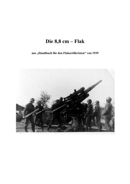 Die 8,8 cm â Flak - Lexikon der Wehrmacht