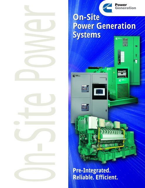 On-Site Power Generation Systems
