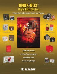 4400 Series Dual Lock Spec Sheet - Knox Box