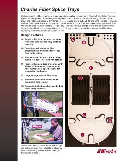 Splice Tray Datasheet.qxd - Charles Industries, Ltd.