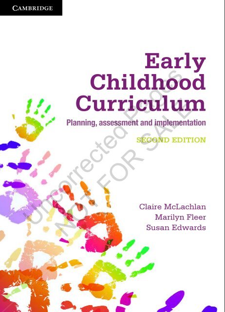 McLauchlan Early Childhood Curriculum Pages pdf Cambridge McLauchlan Early Childhood Curriculum Pages pdf Cambridge