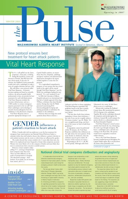 Vital Heart Response - Capital Health