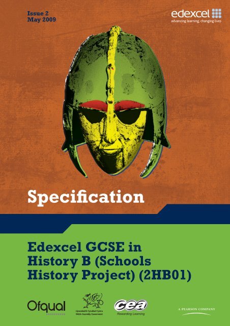 Specification for GCSE History - Goffs School