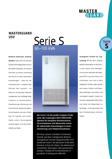 Serie S - CES It-Systemhaus Gmbh