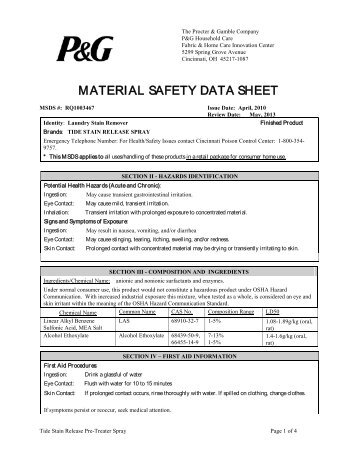 PROCTER & GAMBLE -- JOY LIQUID DISHWASHING DETERGENT ...