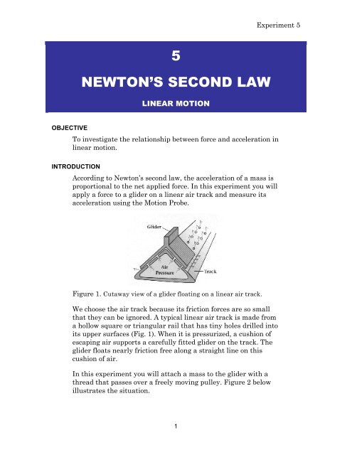 5 NEWTON'S SECOND LAW