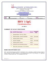 Herpes Simplex 1 IgG (HSV1 IgG) - ELISA kits - Rapid tests