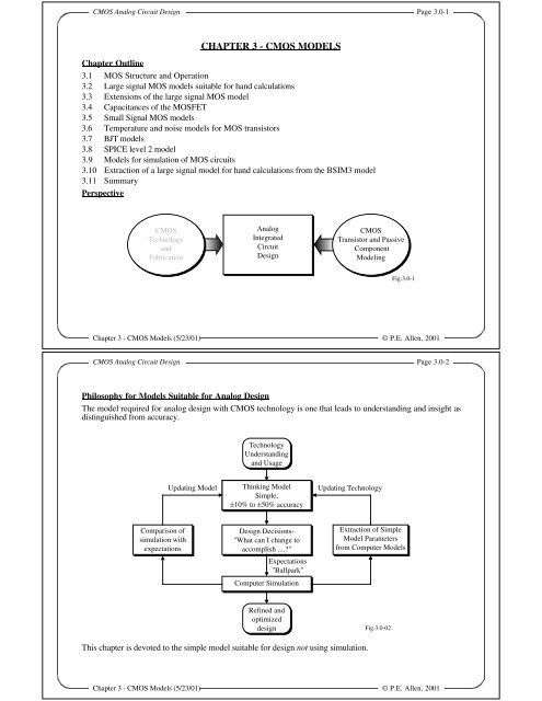 CHAPTER 3 - CMOS MODELS - Analog IC Design.org