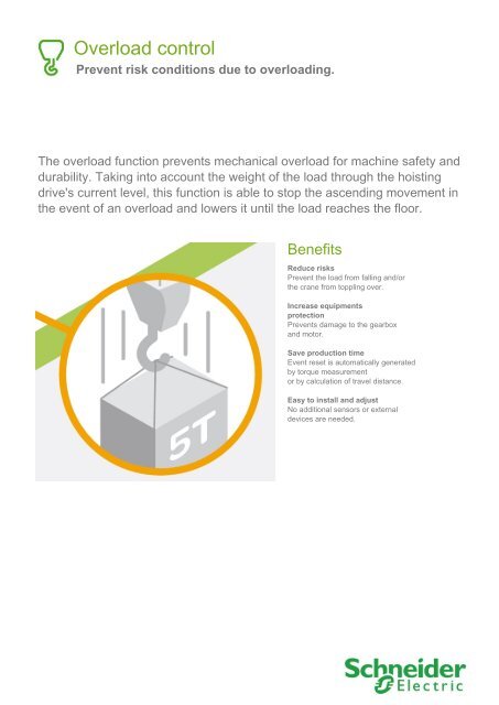 Overload control - Schneider Electric