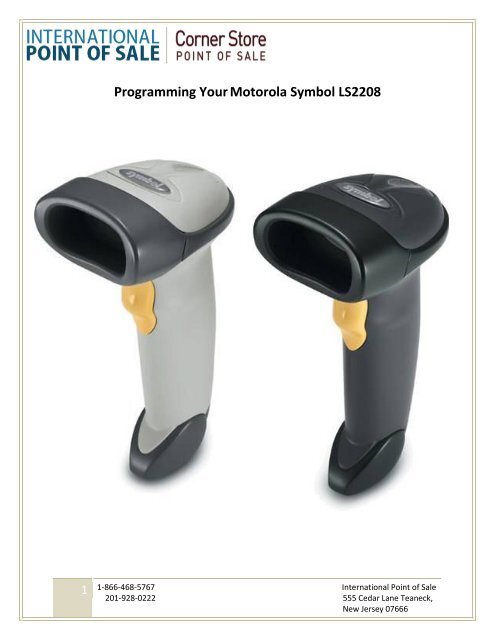 Programming Your Motorola Symbol LS2208 - Corner Store Point of ...