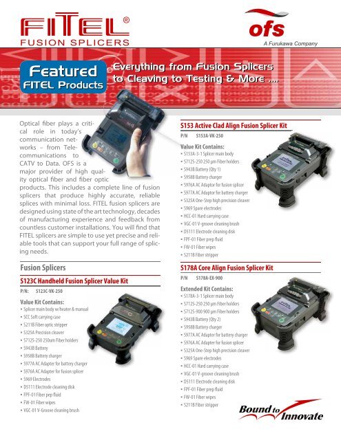 FITEL Featured Products Brochure - OFS