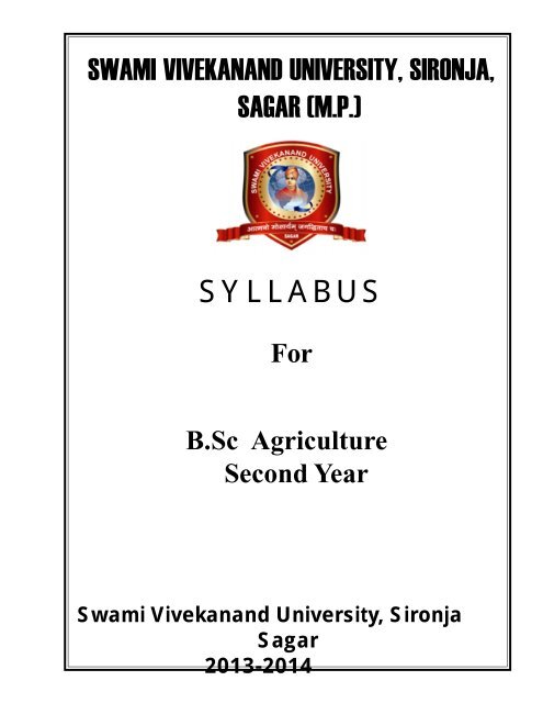 Swami Vivekanand University Sagar Logo