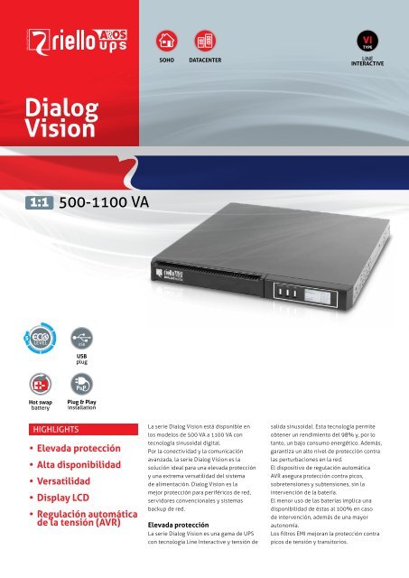 Dialog Vision - Riello UPS