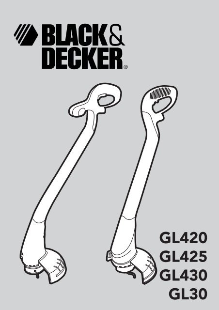 GL420 GL425 GL430 GL30 - Repair - Black and Decker