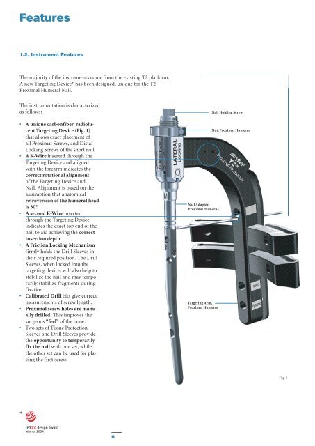 Features 1.. Instrument F