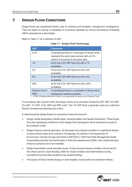Woolgoolga Flood Study section 7 - Coffs Harbour City Council ...