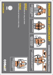 premier lifejacket donning instructions premier lifejacket ... - Cosalt