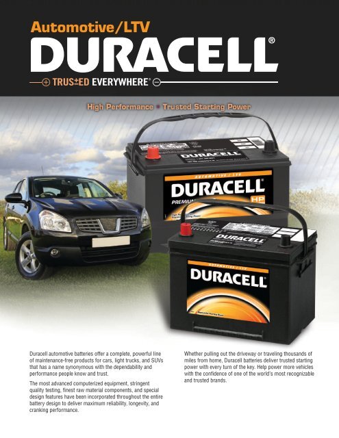 Duracell Magazine Ad