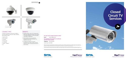 Closed Circuit Television Brochure - Heathrow Airport