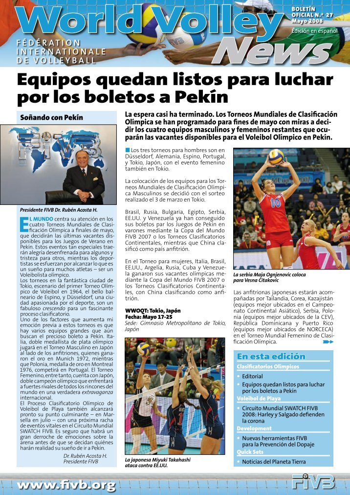 Fivb Magazines