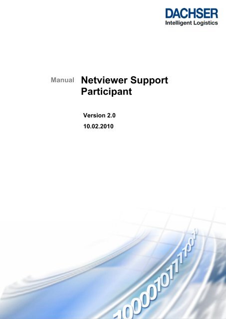 Manual Netviewer Support Participant
