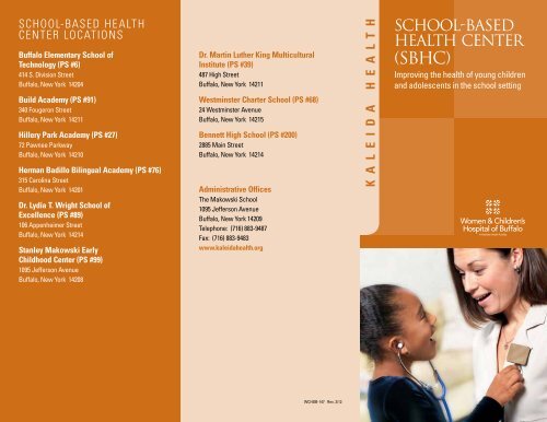 (SBHC) - Kaleida Health