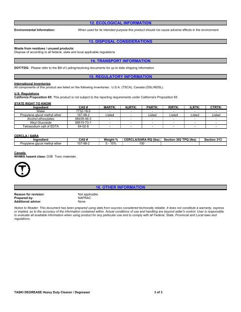 Special protective equipm