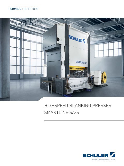 the new generation of high-speed blanking presses from Schuler