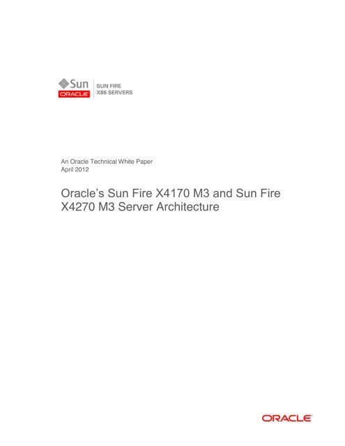 Sun Fire X4170 M3, Sun Fire X4270 M3, Server ... - Powercube.co.uk