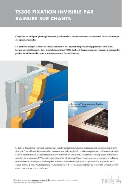 ts300 fixation invisible par rainure sur chants - Trespa.info