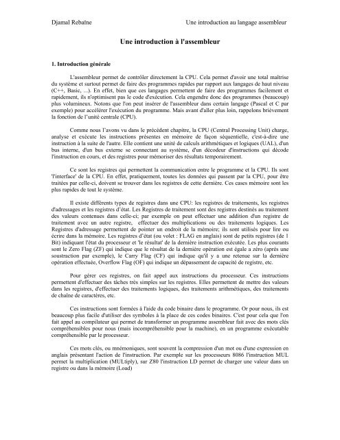 Unité centrale - UQAC