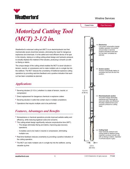 Motorized Cutting Tool (MCT) 2-1/2 in.
