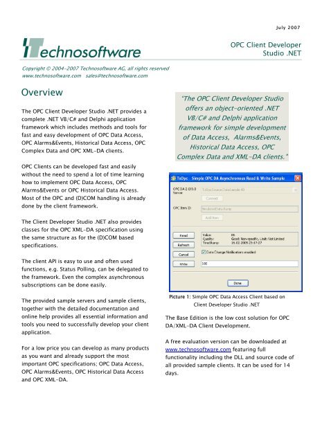 OPC Data Access Server Source Toolkit for Windows