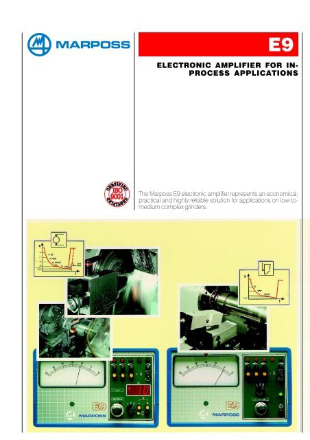 electronic amplifier for in- process applications - Marposs