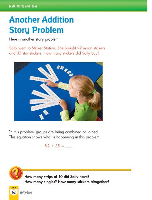 Student Math Handbook-Another Addition Story ... - Investigations