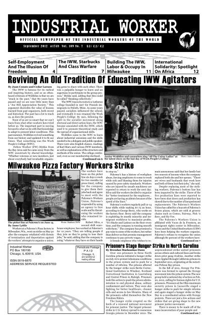 free PDF - Industrial Workers of the World