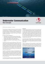 Underwater Comms System UT 3000 - Elac-Nautik