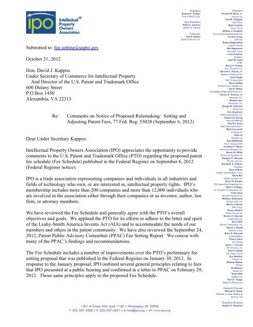 IPO - United States Patent and Trademark Office