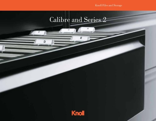 Calibre/Series 2 Brochure - Knoll