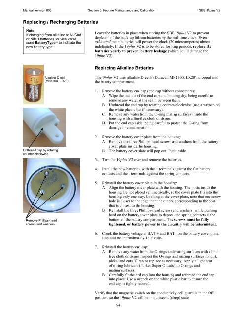 Manual revision 006 Secti